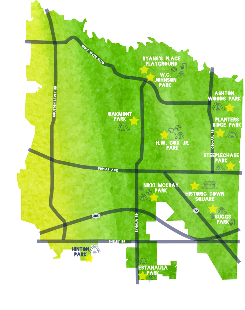 map – Tour Collierville